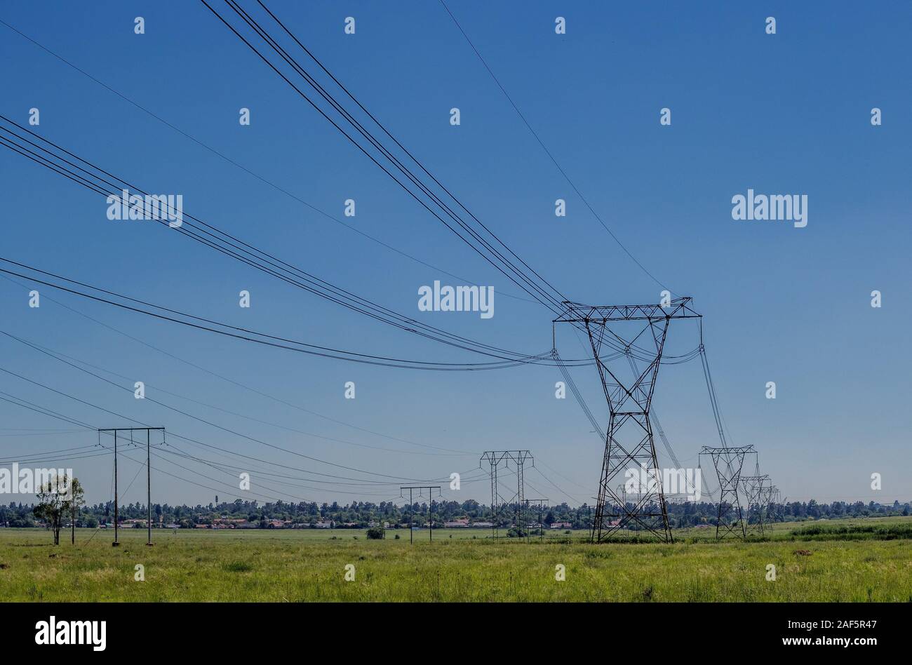 South africa power lines hi-res stock photography and images - Alamy