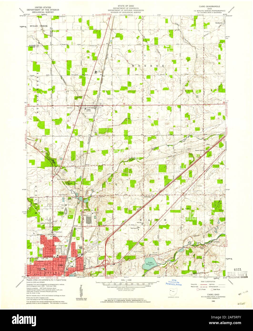 1960 map of cairo hi-res stock photography and images - Alamy