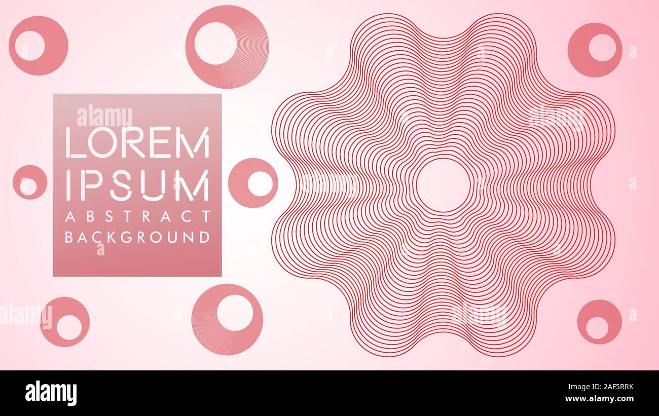 Circular Spectrum Audio Wave, Abstract Wave Line Background Design ...