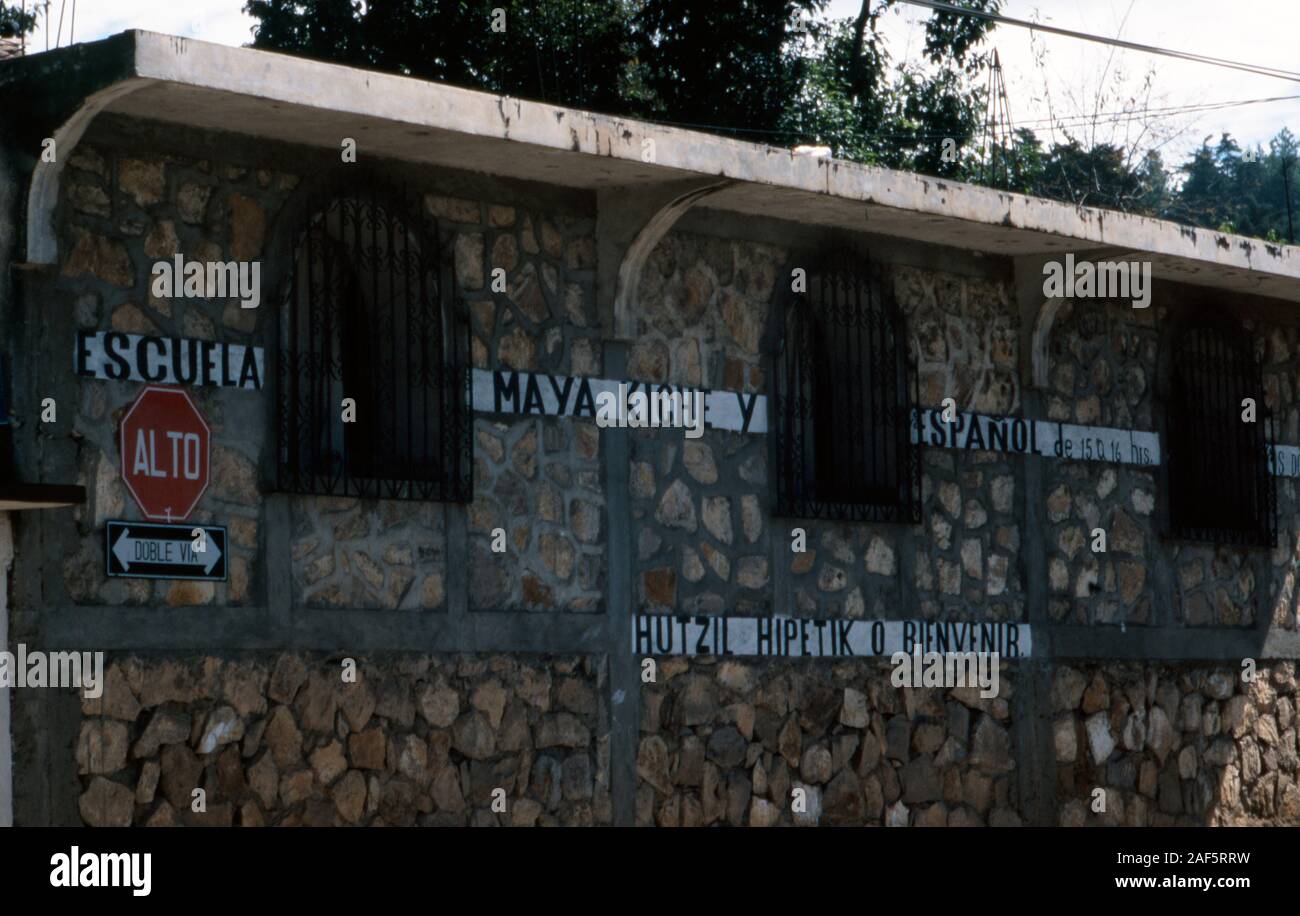The indigenous Kiche Mayan language is taught in this school in ...