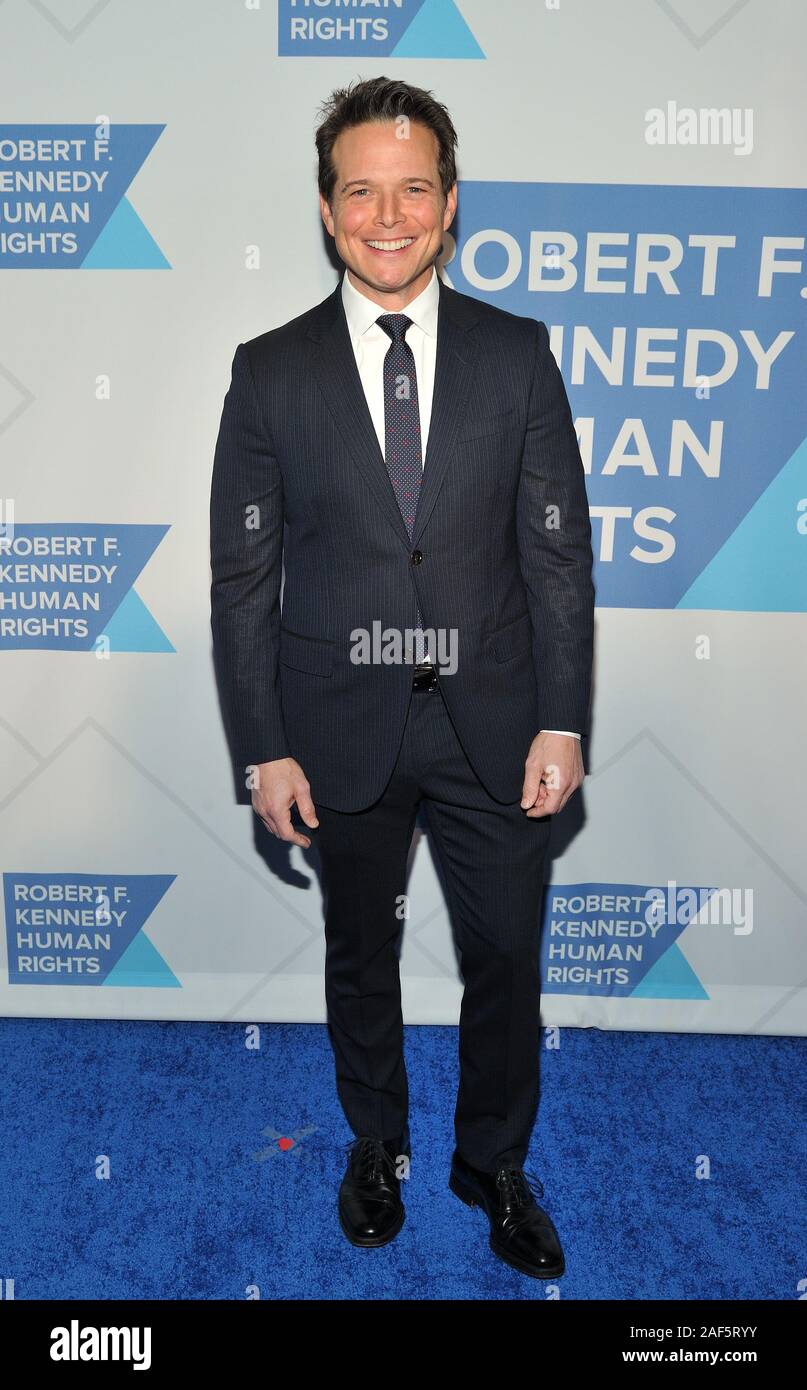 New York, USA. 12th Dec, 2019. Actor Scott Wolf attends the Robert F ...
