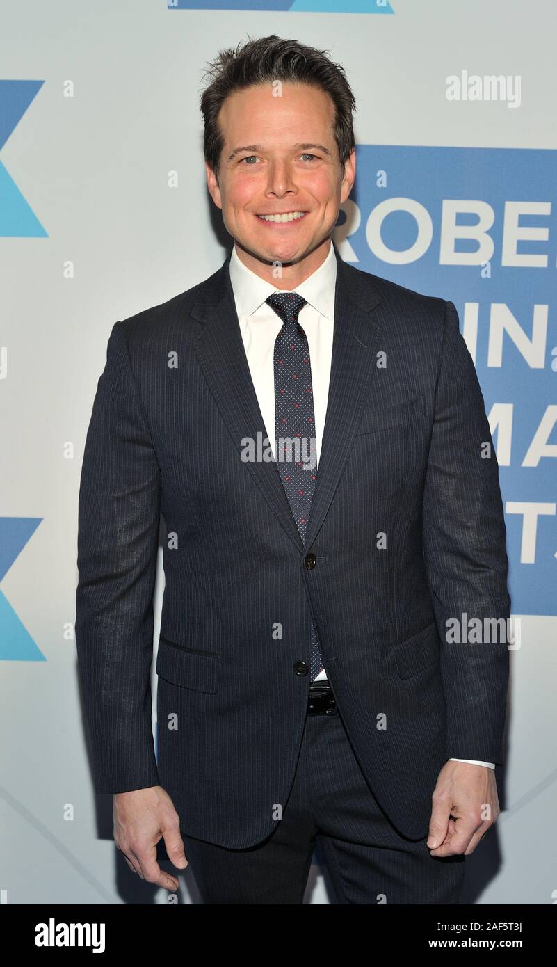 New York, USA. 12th Dec, 2019. Actor Scott Wolf attends the Robert F ...