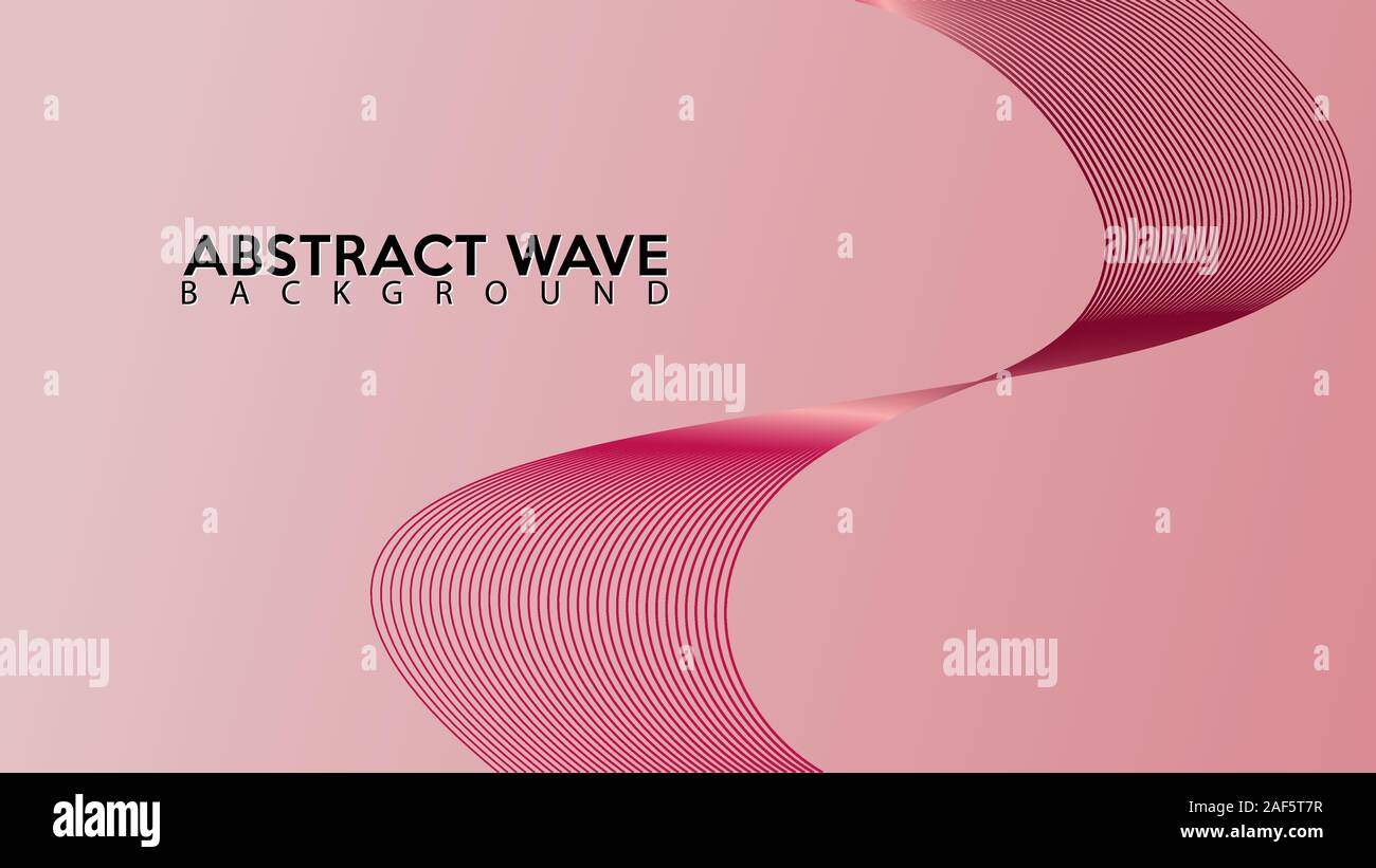 Abstract Wave Line Background Design Template, Abstract Blend Design ...