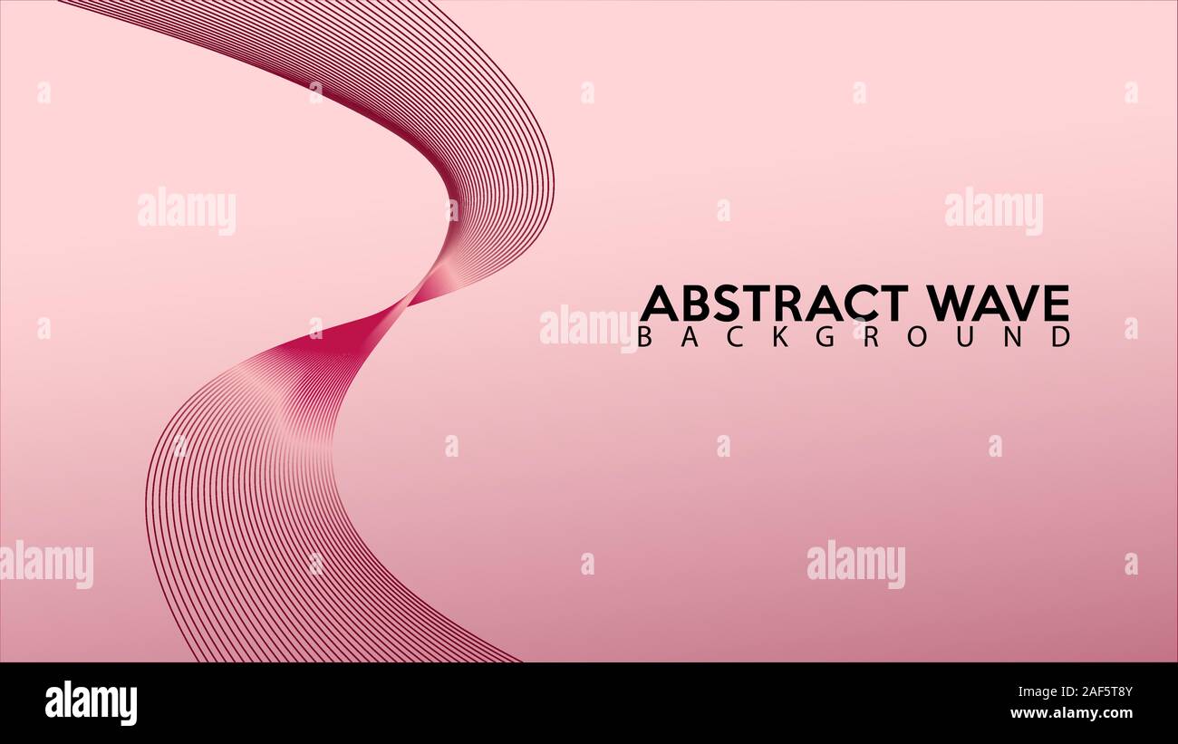 Abstract Wave Line Background Design Template, Abstract Blend Design ...