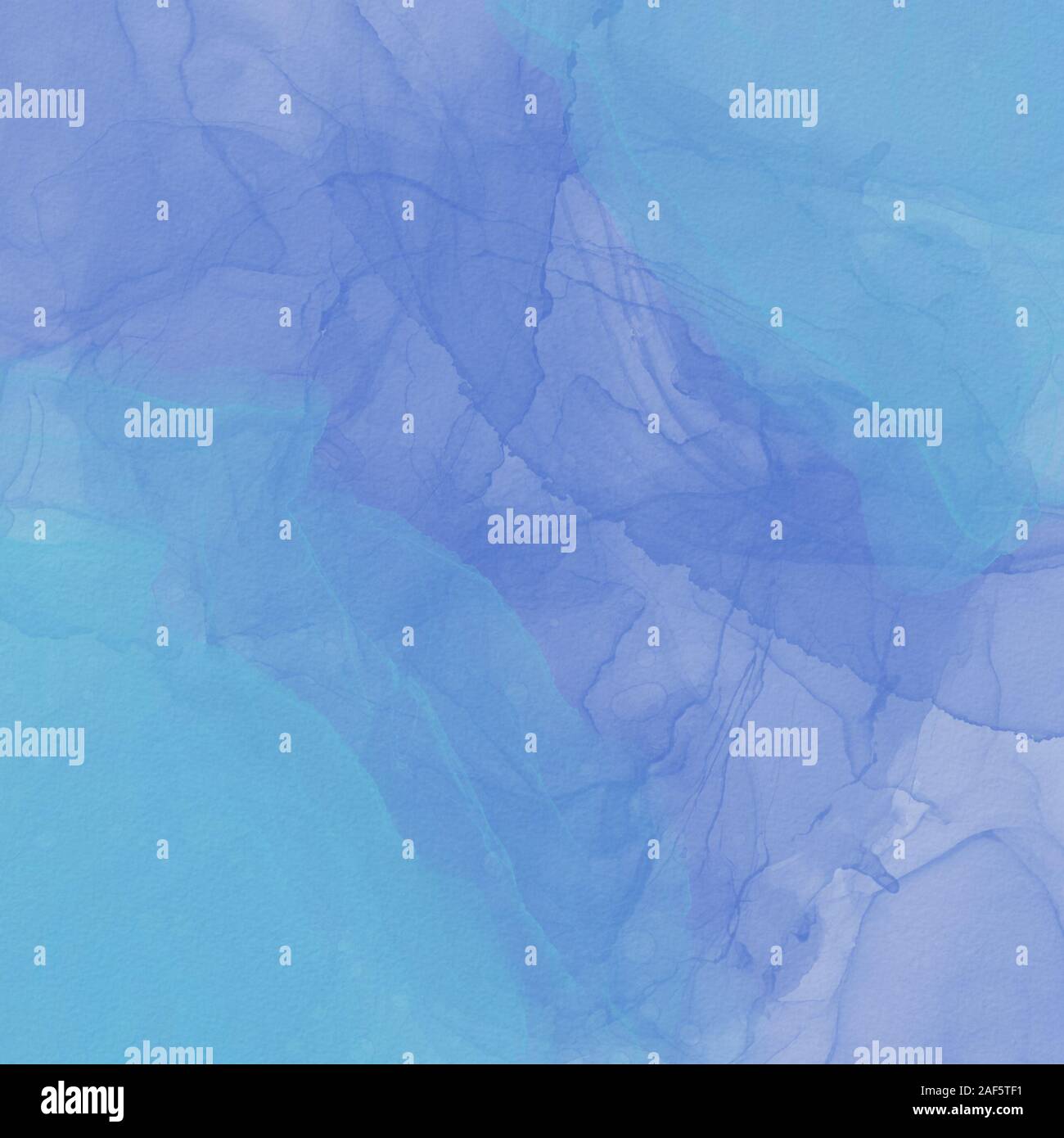 Blue water mark paint ink on White textured background Stock Photo - Alamy