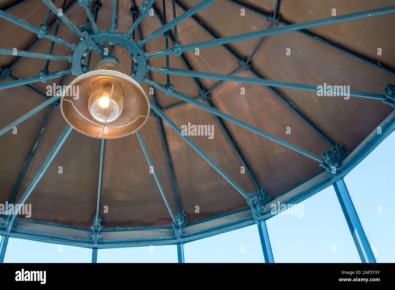 Old vintage steampunk light bulb and rafter Stock Photo - Alamy