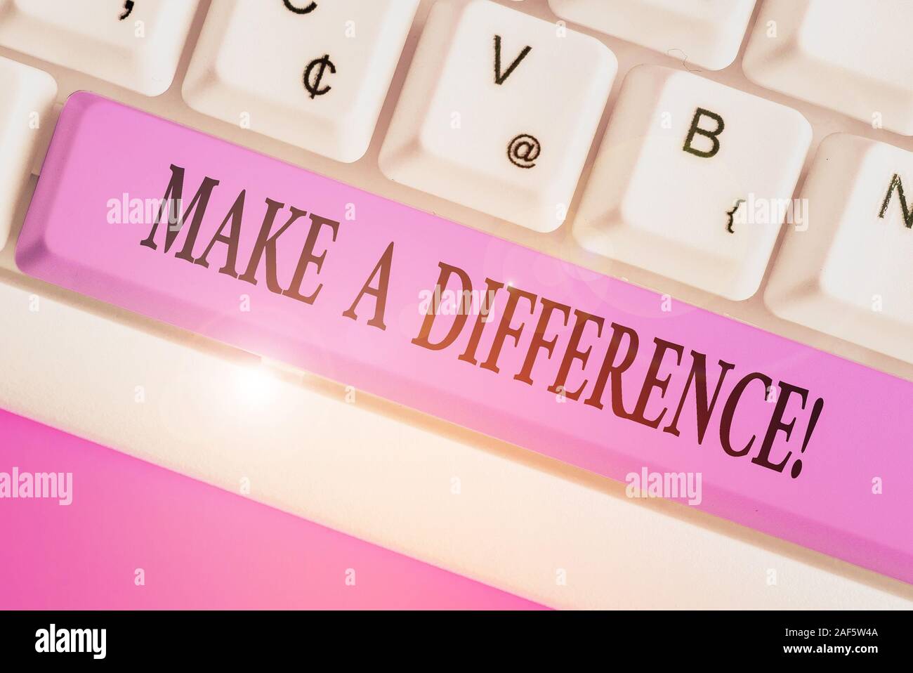 Handwriting text Make A Difference. Conceptual photo have significant ...