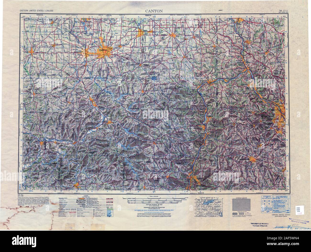 Canton ohio map hi-res stock photography and images - Alamy