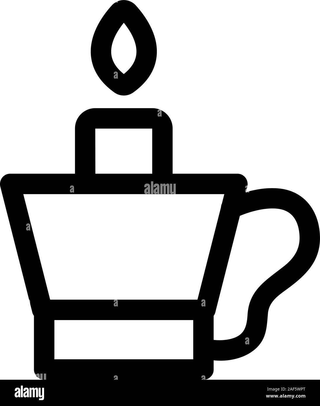 Illumination icon vector. Isolated contour symbol illustration Stock ...