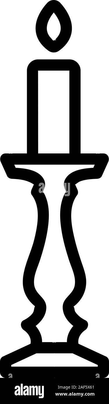 Illumination icon vector. Isolated contour symbol illustration Stock ...