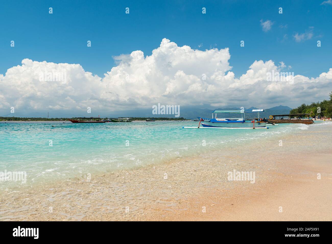 Tropical beach in Indonesia Stock Photo - Alamy