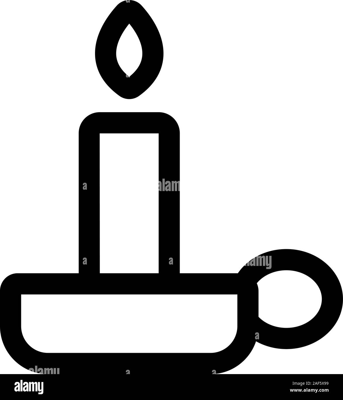 Illumination icon vector. Isolated contour symbol illustration Stock ...