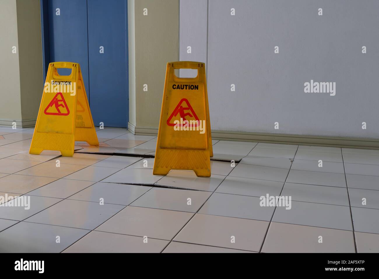 Buckled tiles hi-res stock photography and images - Alamy