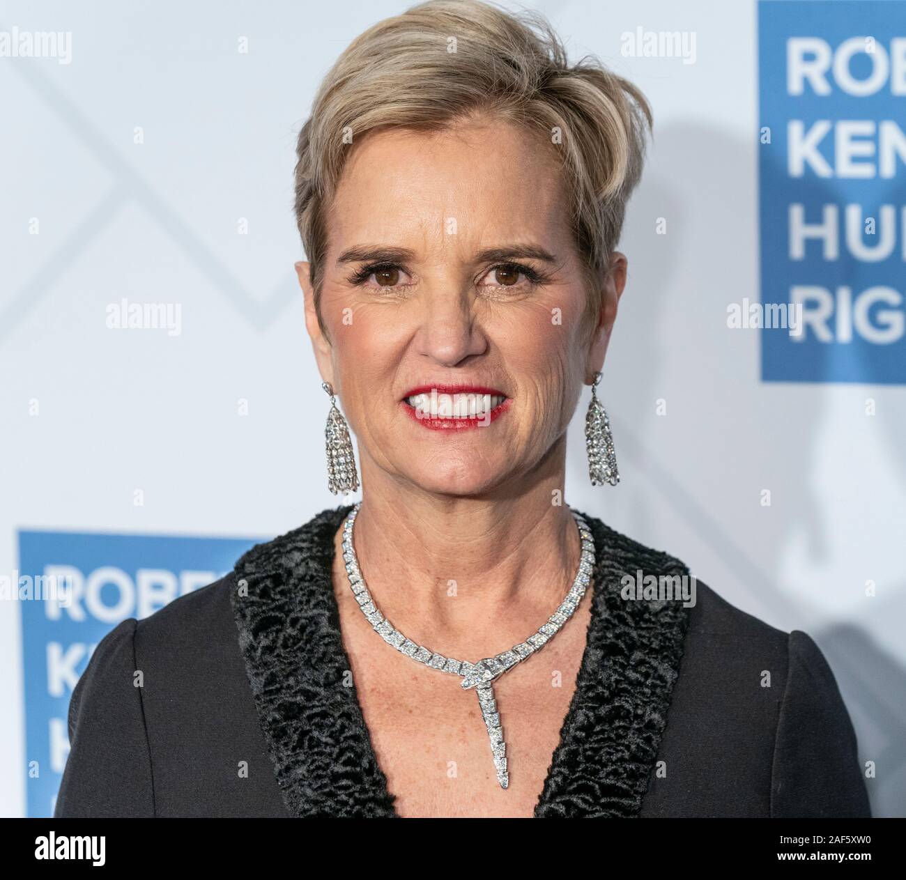 New York, NY - December 12, 2019: Kerry Kennedy attends the 2019 RFK ...