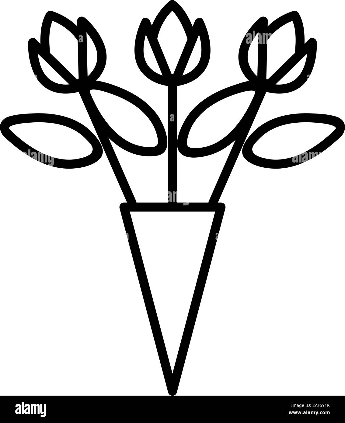 Spring roses bunch icon Stock Vector Images - Alamy