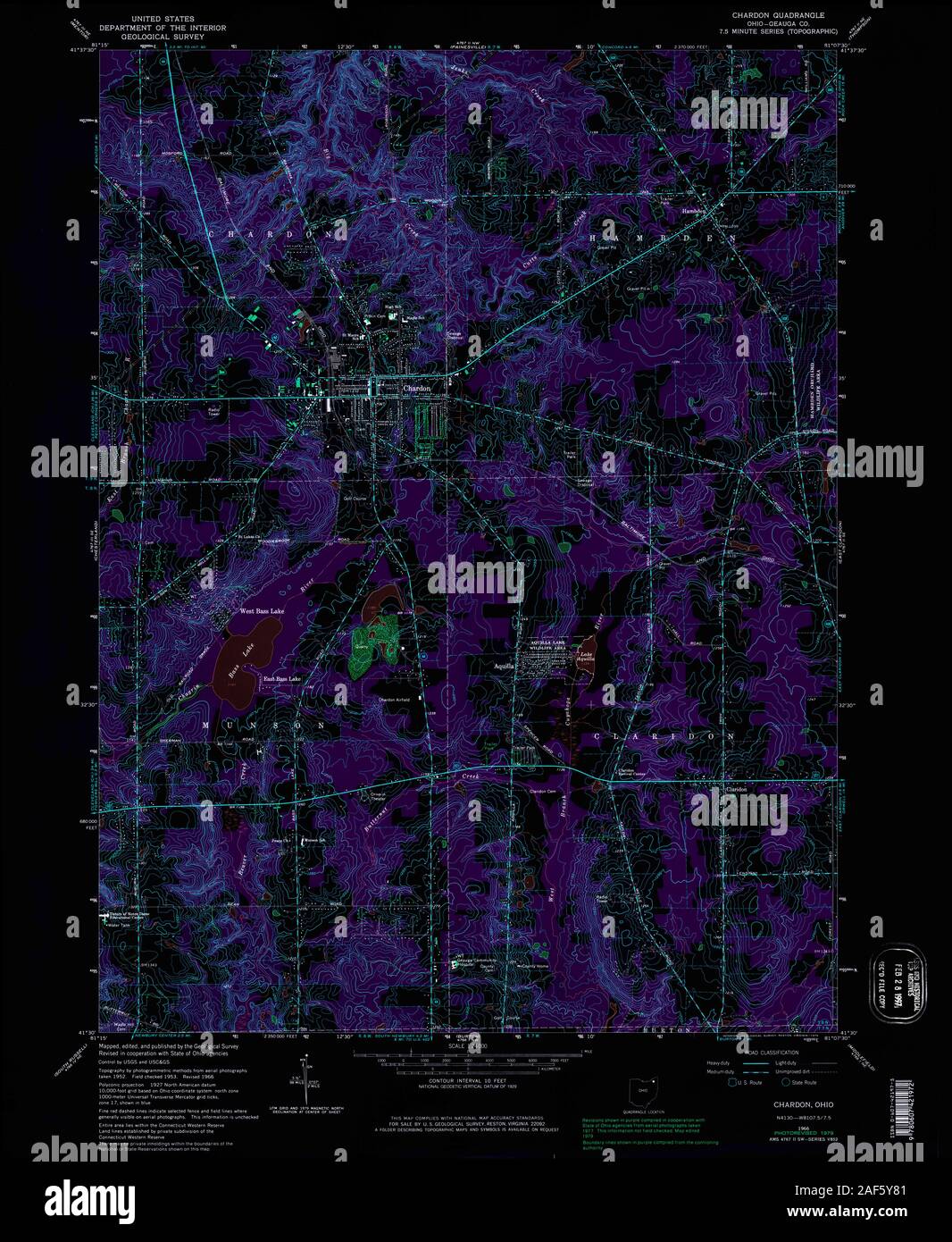 Chardon map hi-res stock photography and images - Alamy