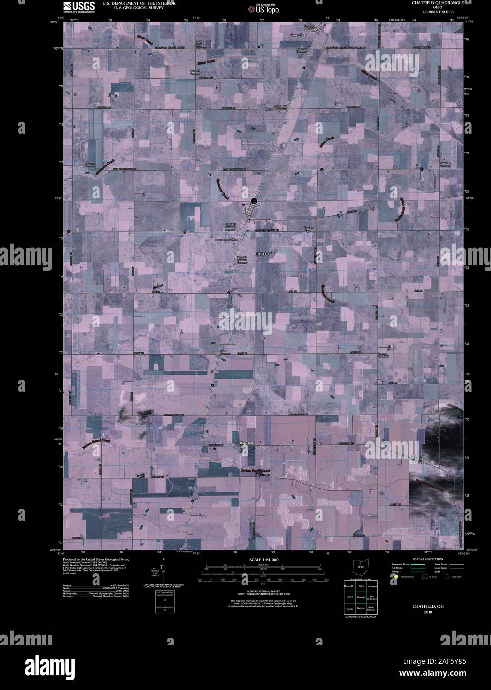 Map of chatfield hi-res stock photography and images - Alamy