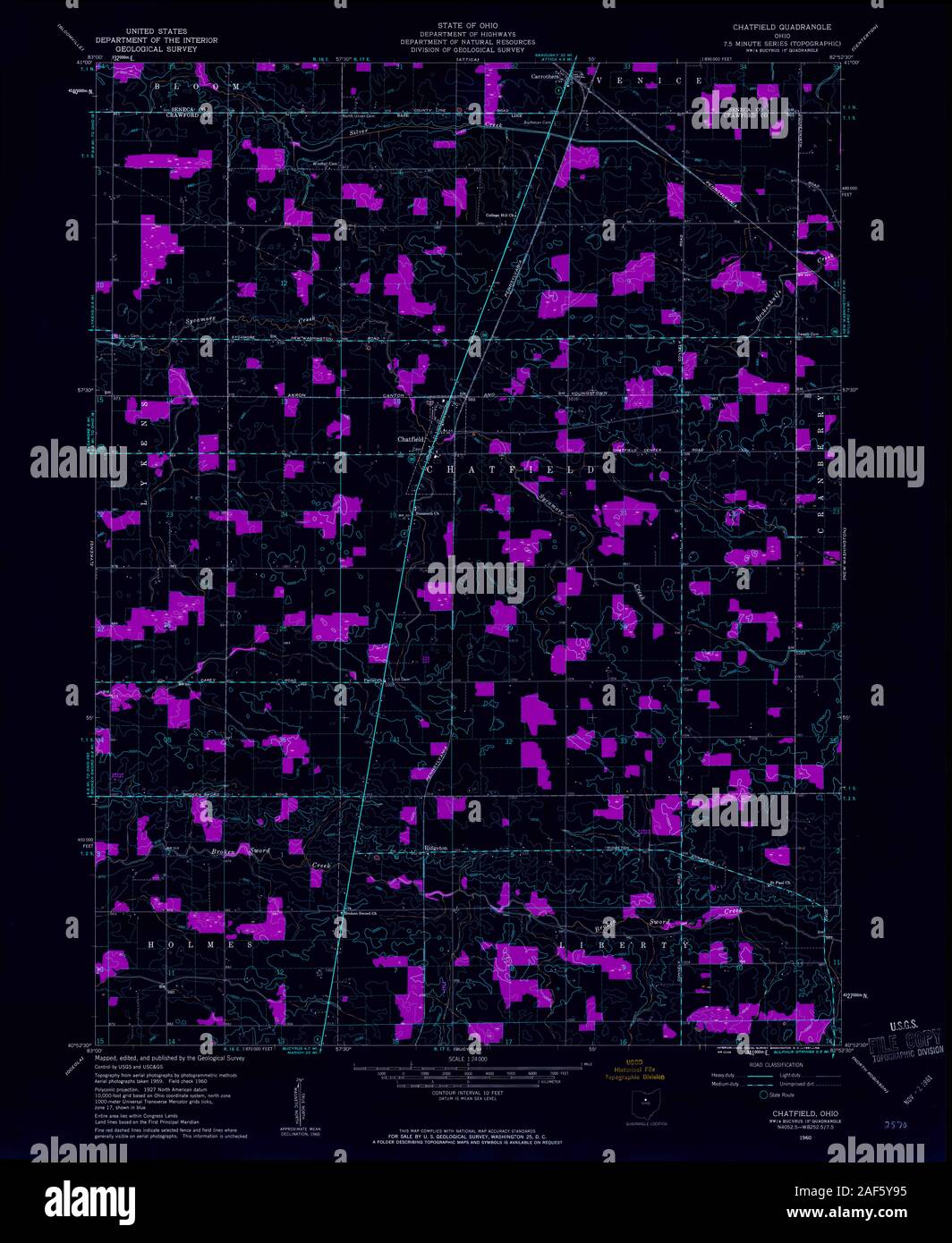 Map of chatfield hi-res stock photography and images - Alamy
