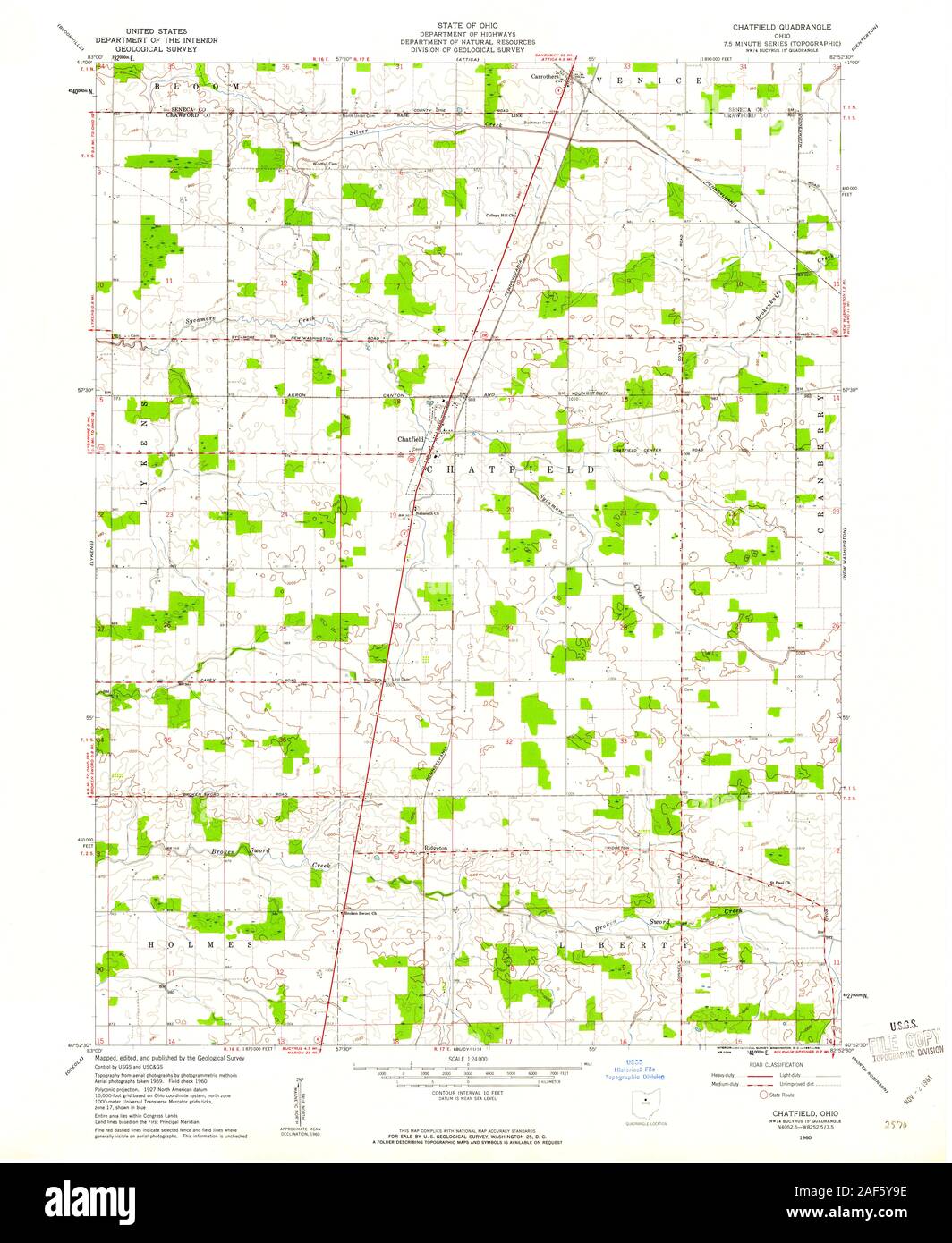 Map of chatfield hi-res stock photography and images - Alamy