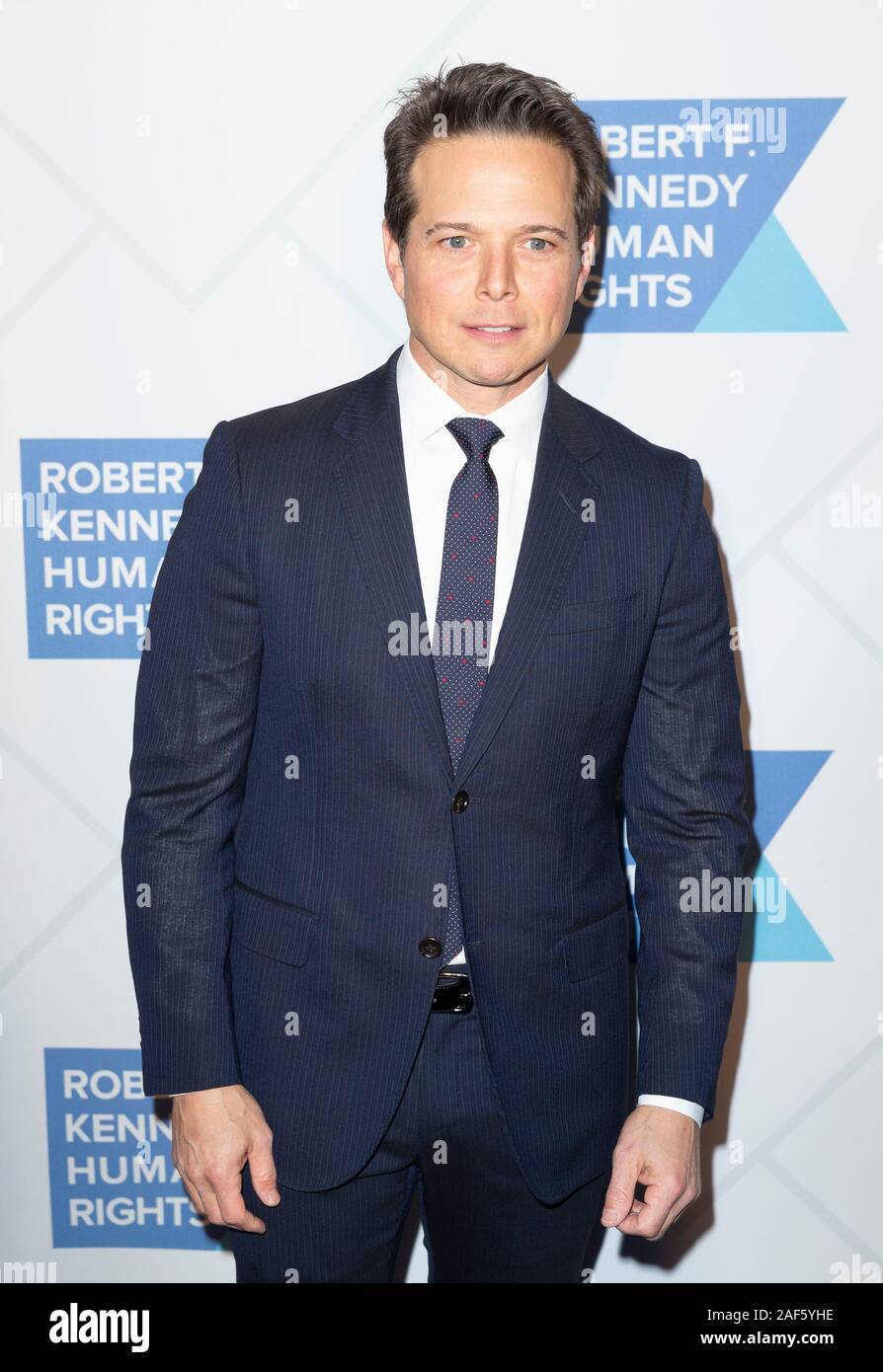 New York, NY - December 12, 2019: Scott Wolf attends the 2019 RFK ...