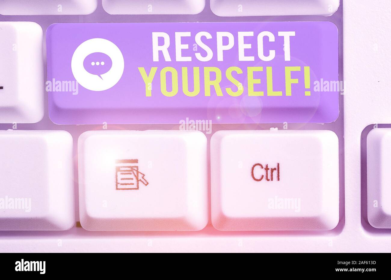 Conceptual hand writing showing Respect Yourself. Concept meaning ...