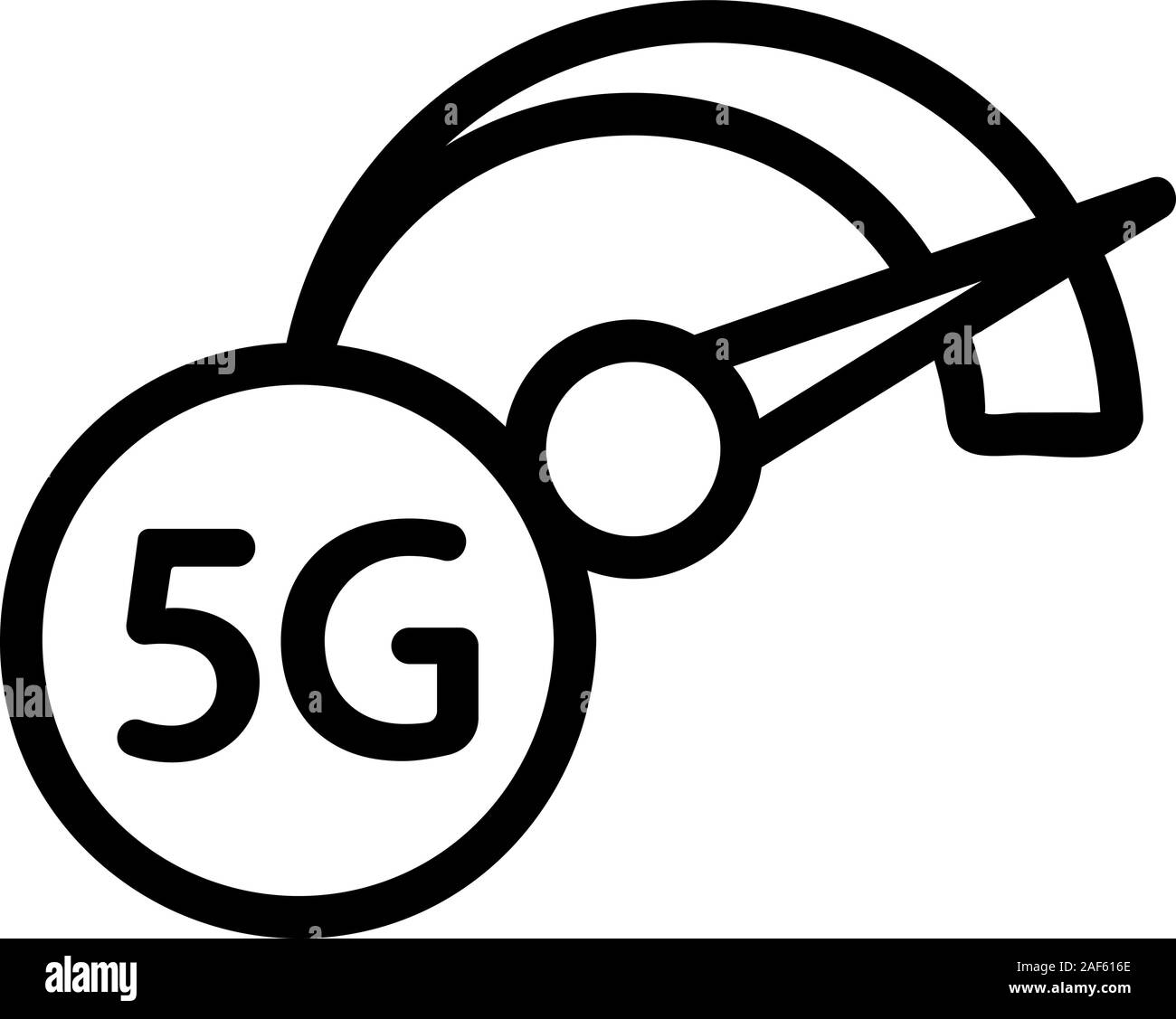 High speed internet icon vector. Isolated contour symbol illustration ...