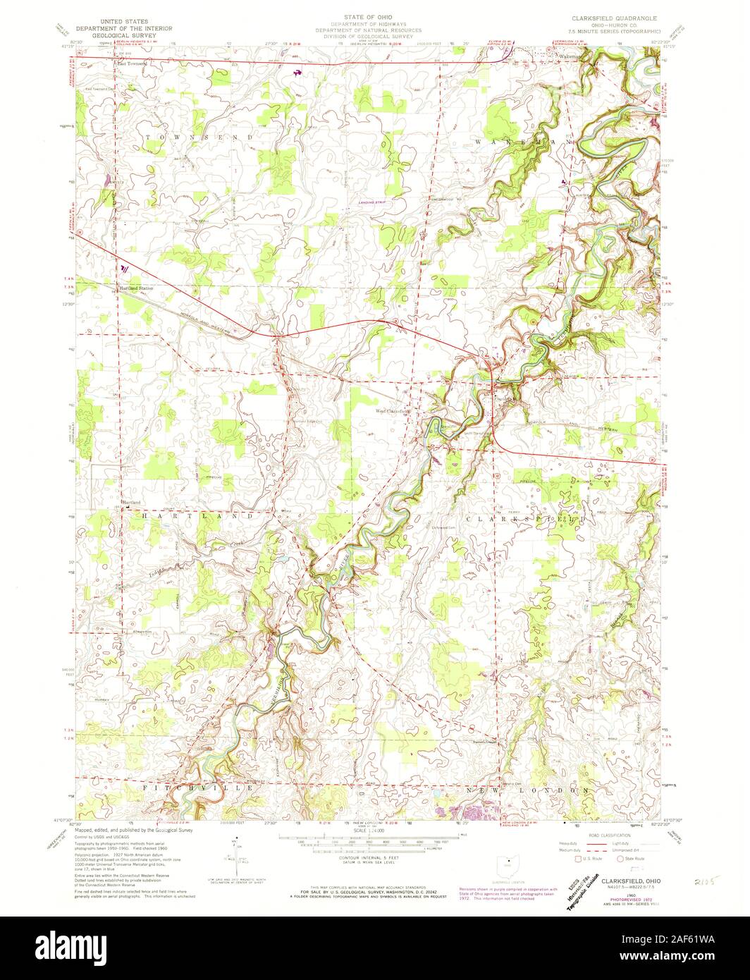 Map of clarksfield hi-res stock photography and images - Alamy