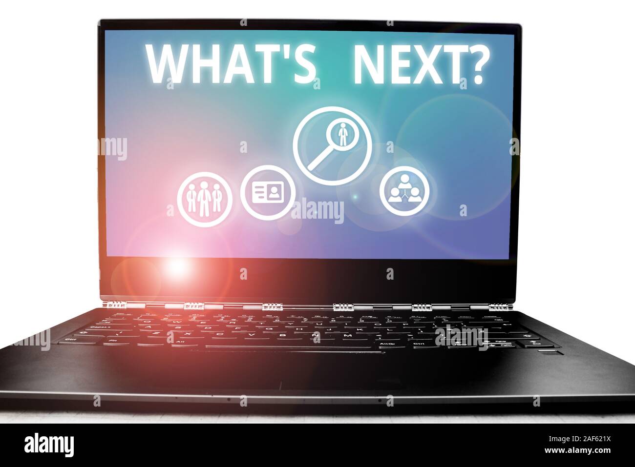 Writing note showing What S Next Question. Business concept for asking ...