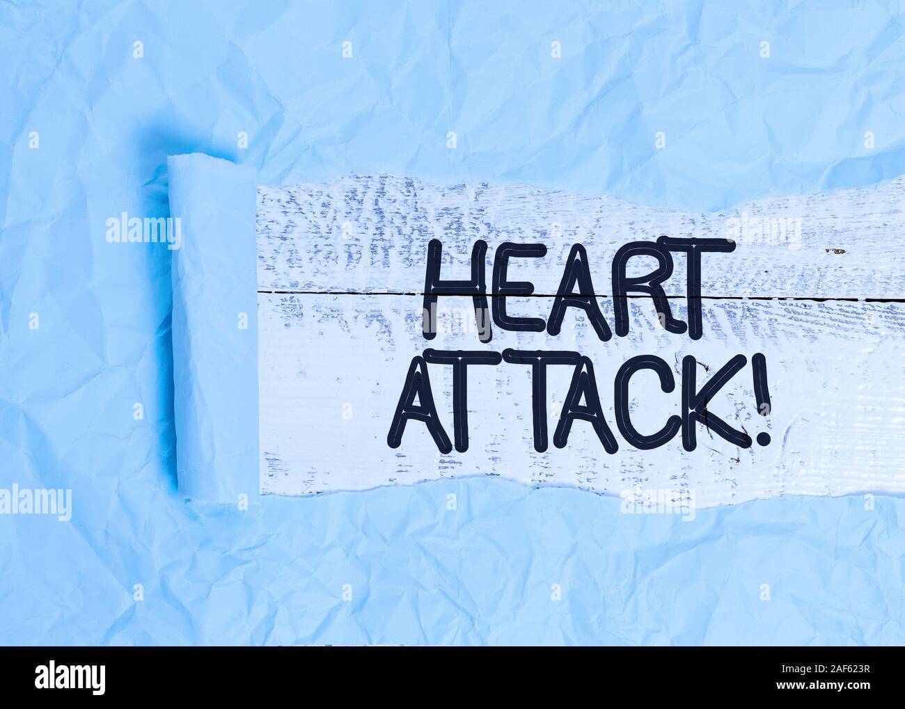 Text sign showing Heart Attack. Business photo text sudden occurrence ...