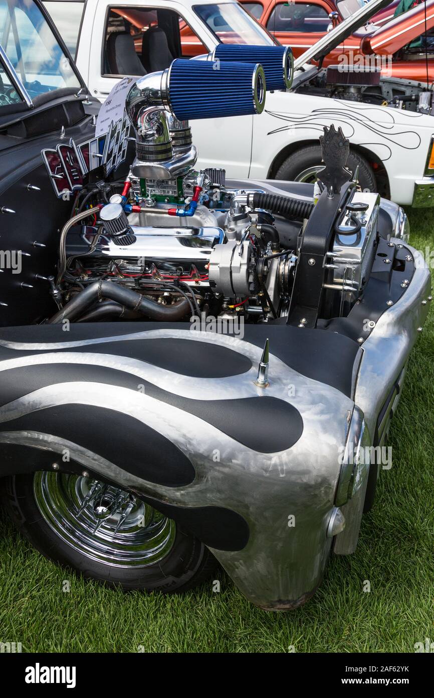 A highly modified custom-built 1953 GMC Pickup Truck in the Moab April ...