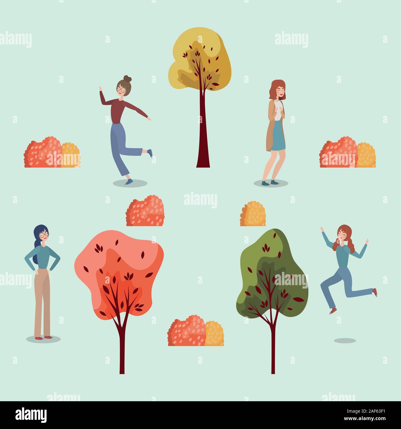 Avatar women drawing vector design Stock Vector Image & Art - Alamy