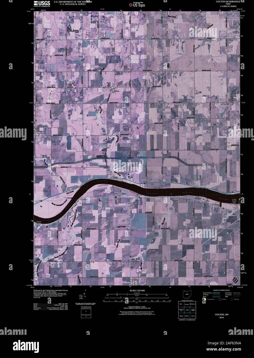 Colton map of ohio hi-res stock photography and images - Alamy