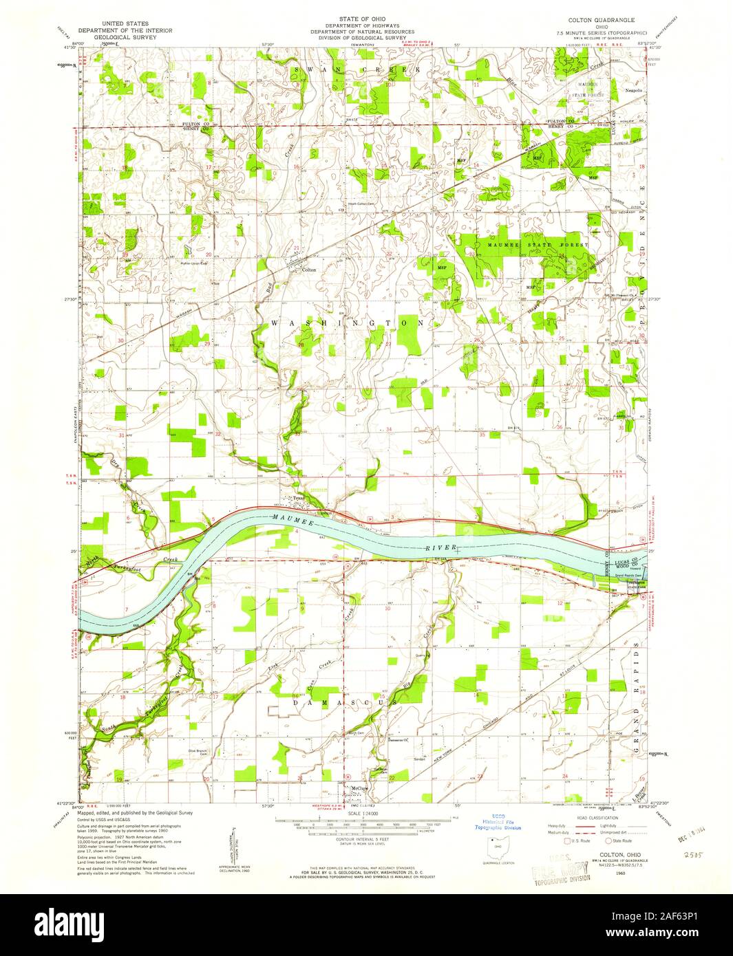 Colton map of ohio hi-res stock photography and images - Alamy