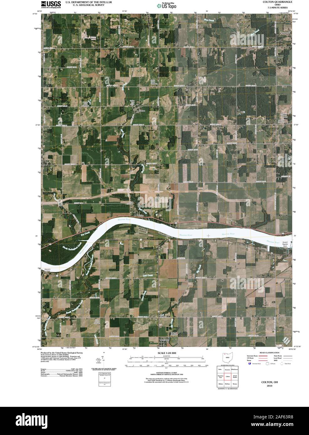 Colton map of ohio Cut Out Stock Images & Pictures - Alamy