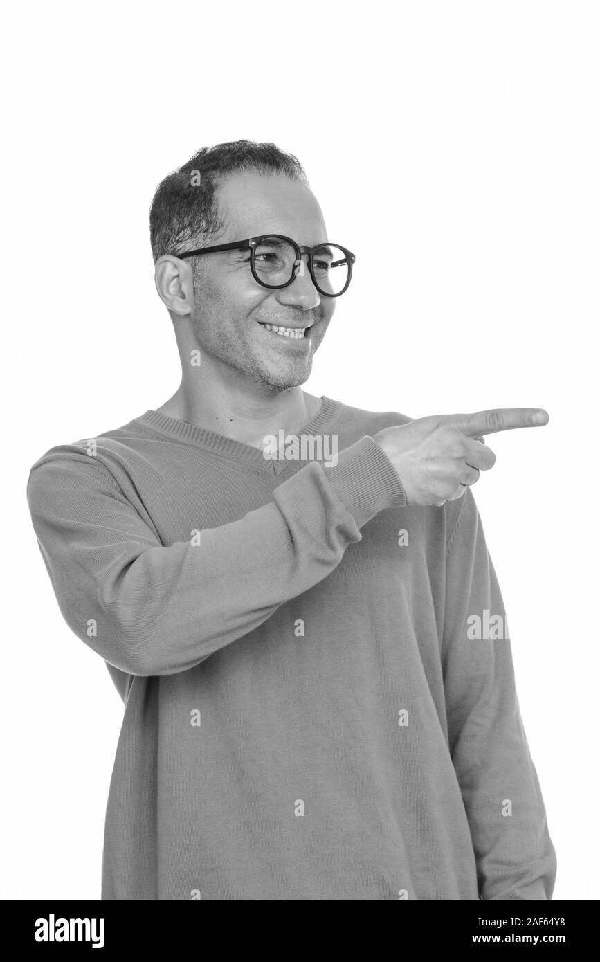 People pointing man on Black and White Stock Photos & Images - Alamy