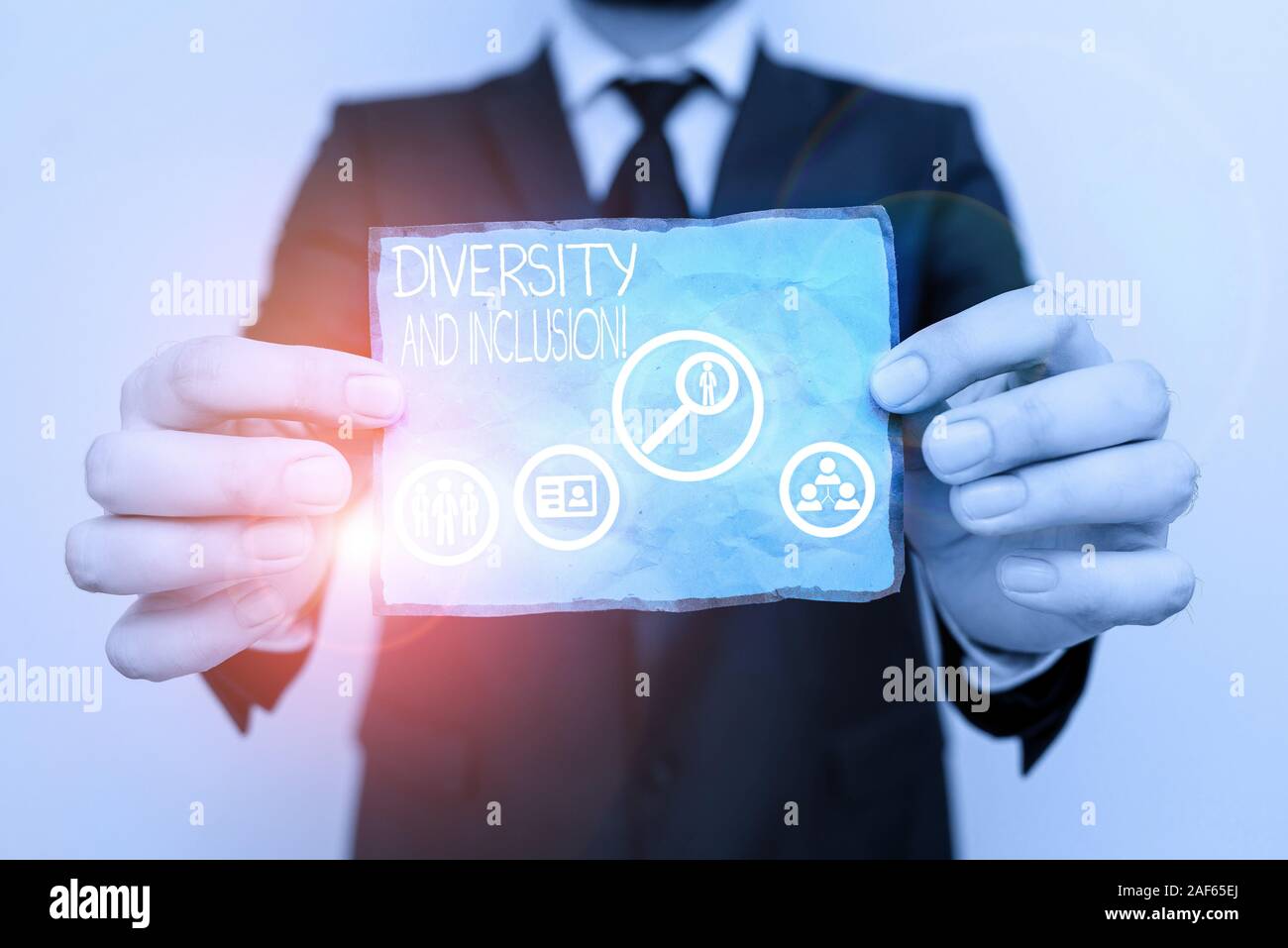 Writing note showing Diversity And Inclusion. Business concept for ...