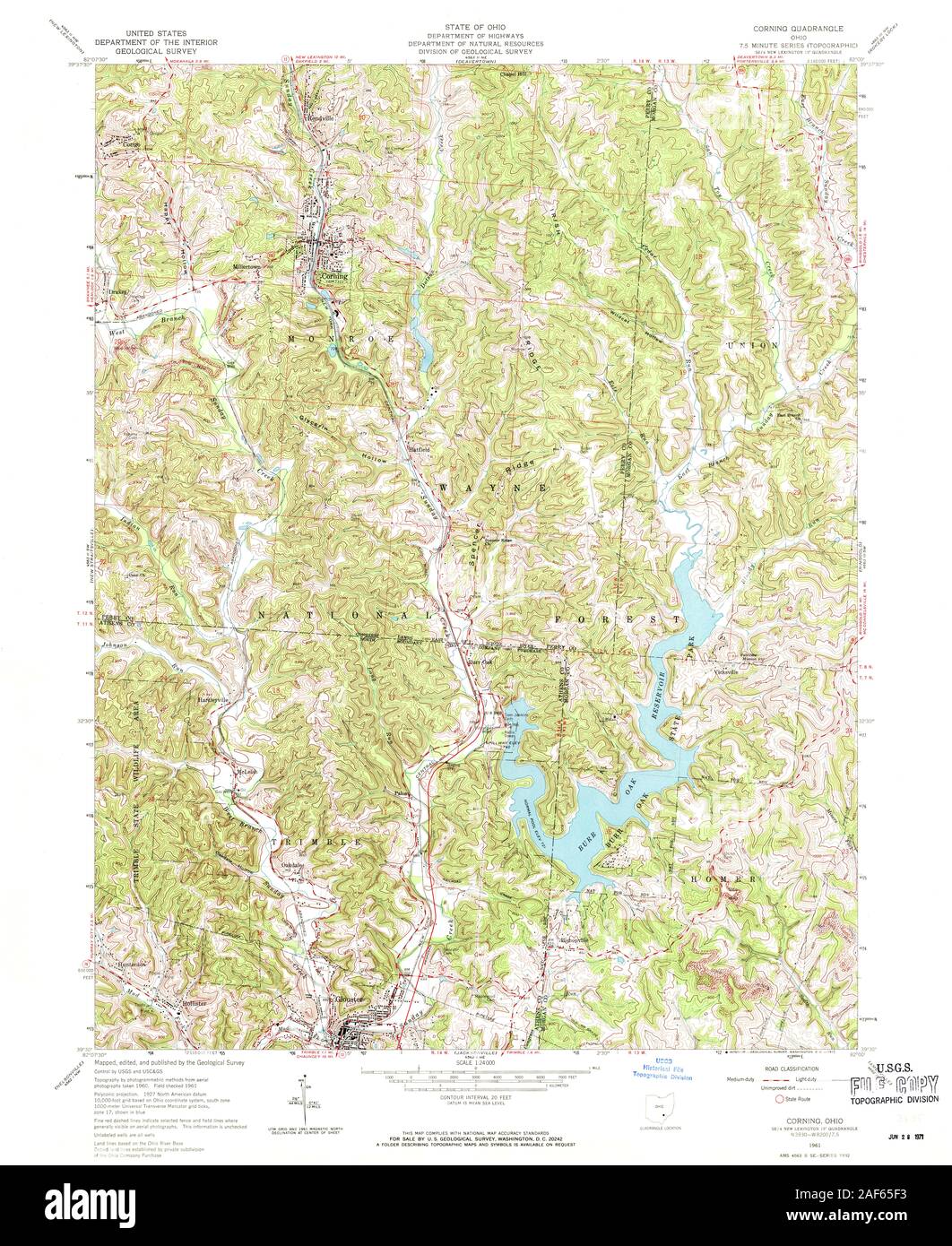 Map of corning Cut Out Stock Images & Pictures - Alamy