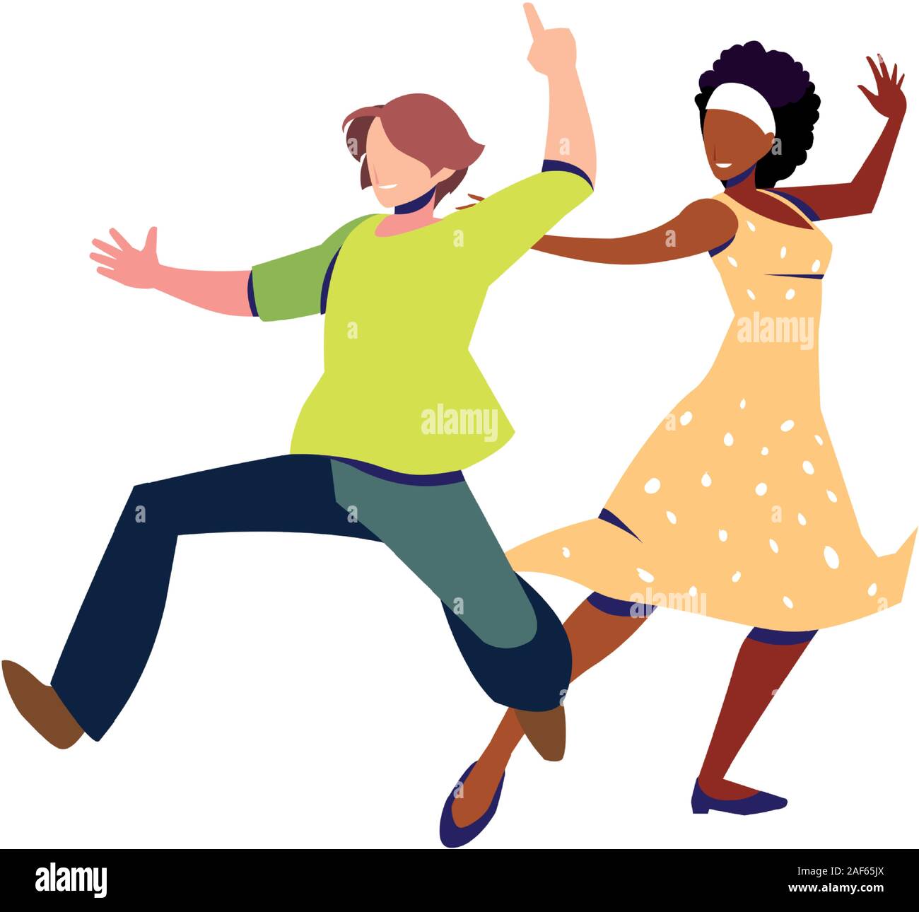 Two People Dancing Clip Art