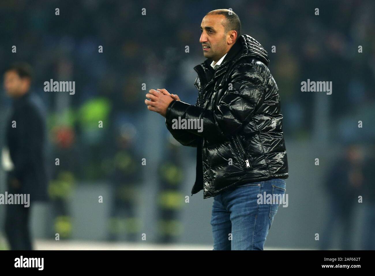 coach Mohamed Sahli (Wolfsberg ) during the Europa League match between ...