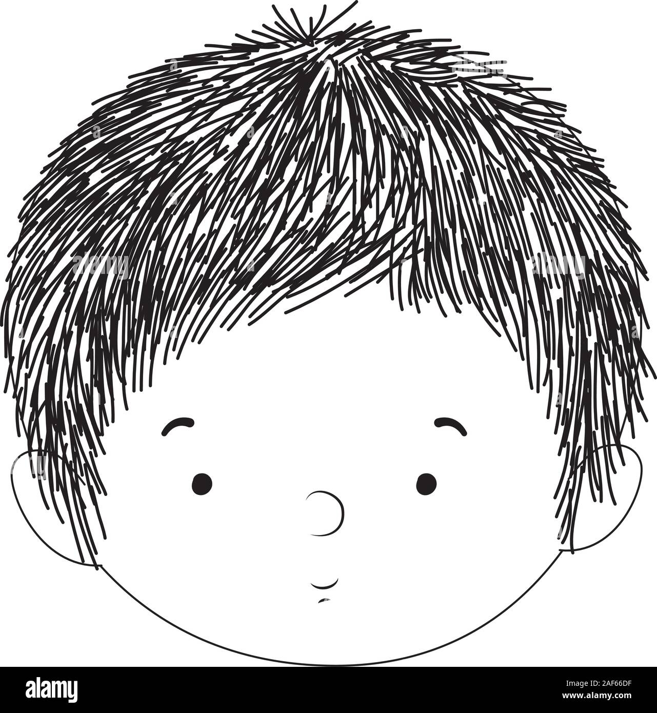 Cute baby boy face vector design Stock Vector Image & Art - Alamy