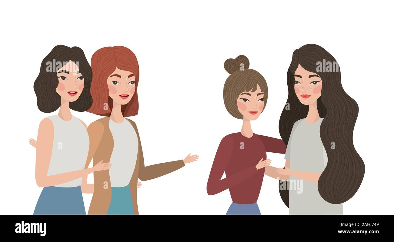 Avatar women drawing vector design Stock Vector Image & Art - Alamy