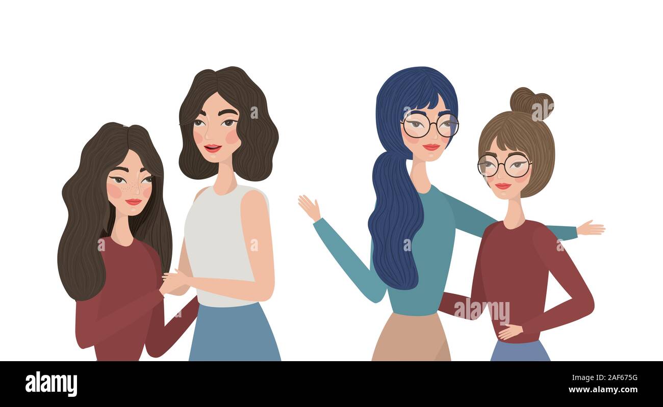 Avatar women drawing vector design Stock Vector Image & Art - Alamy