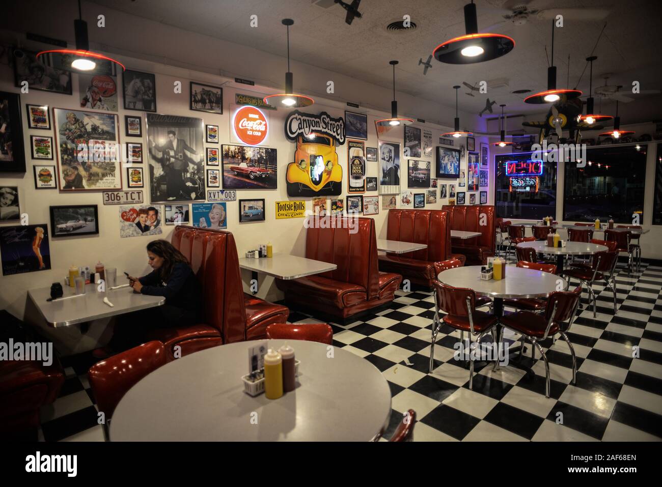 Canyon Street Grill in West Yellowstone, USA Stock Photo - Alamy