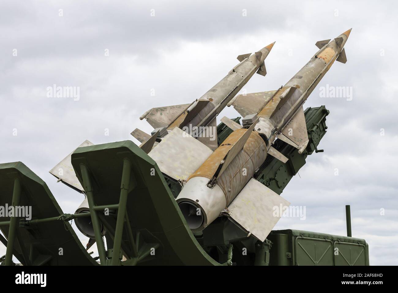 S-125M. Soviet surface-to-air missile system Stock Photo - Alamy