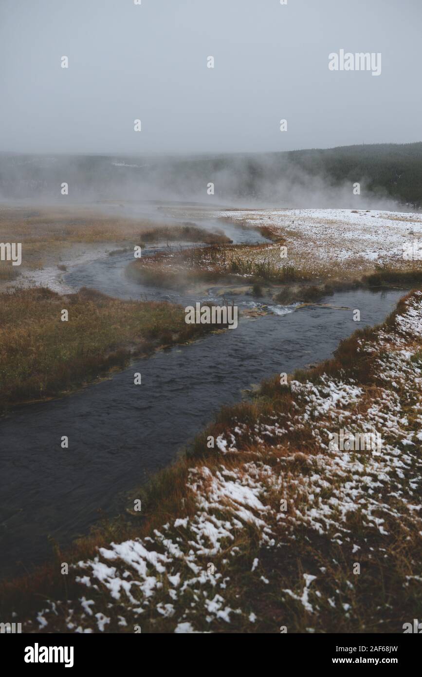 Steam rising from river hi-res stock photography and images - Alamy