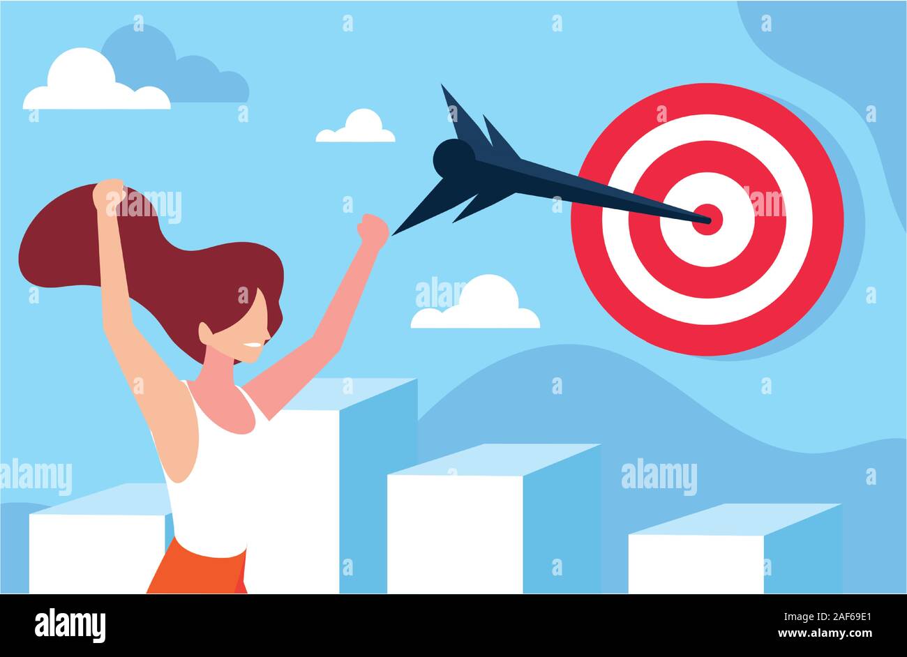 Female sharpshooter Stock Vector Images - Alamy