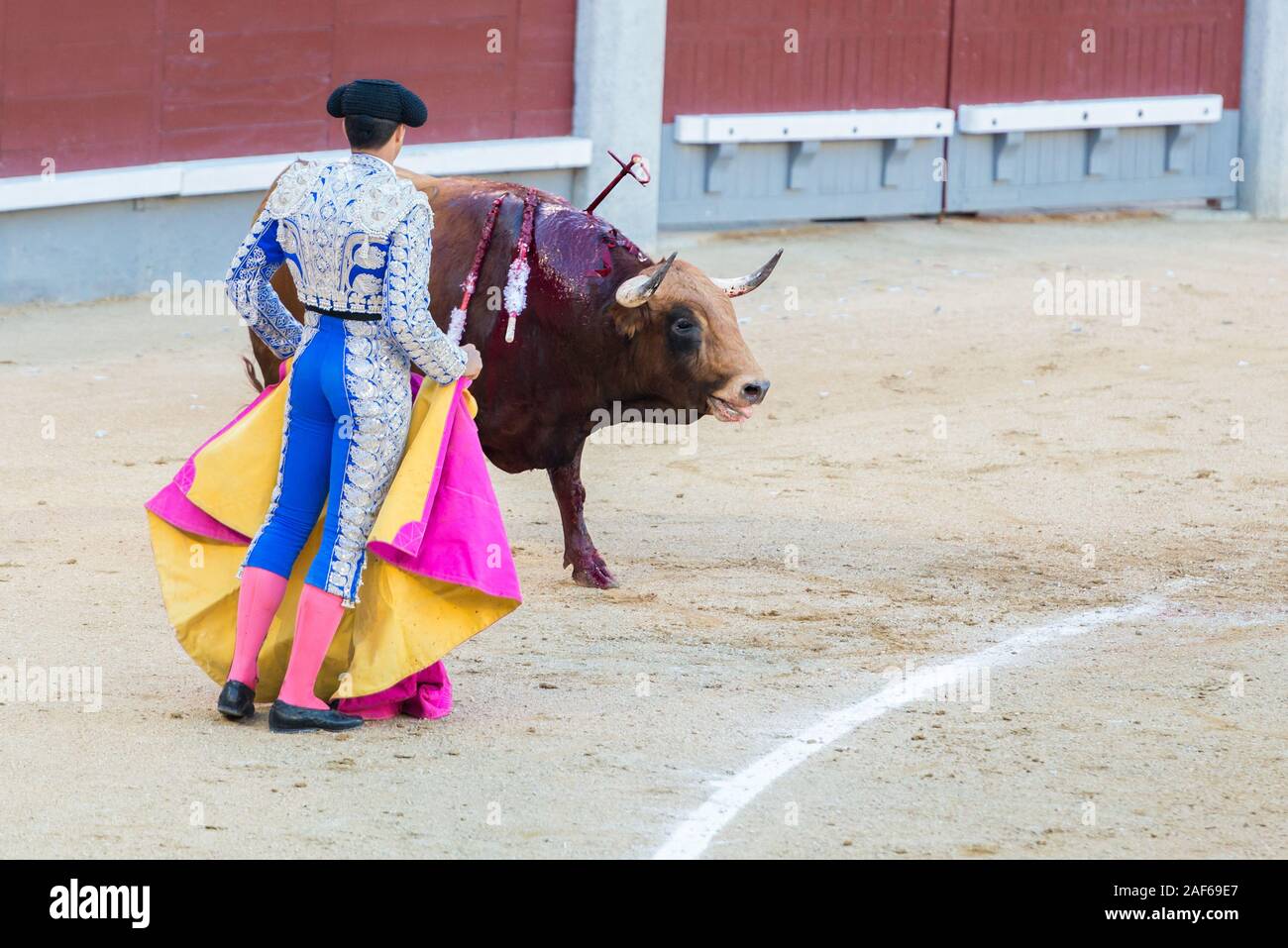 Bull fighting stadium madrid hi-res stock photography and images - Alamy