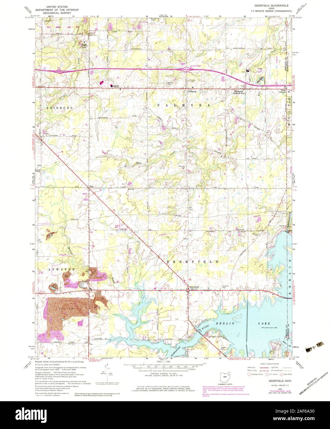 Map of deerfield Cut Out Stock Images & Pictures - Alamy