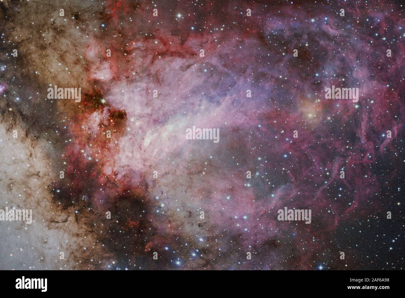 Infinite space with nebulae and stars. Elements of this image furnished ...