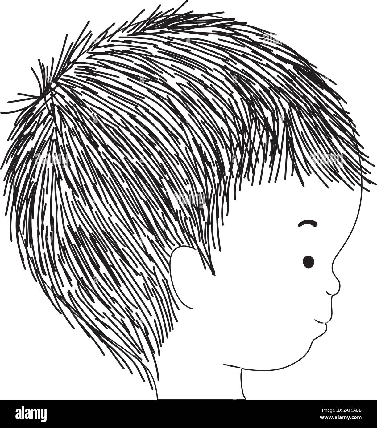 Cute baby boy face vector design Stock Vector Image & Art - Alamy